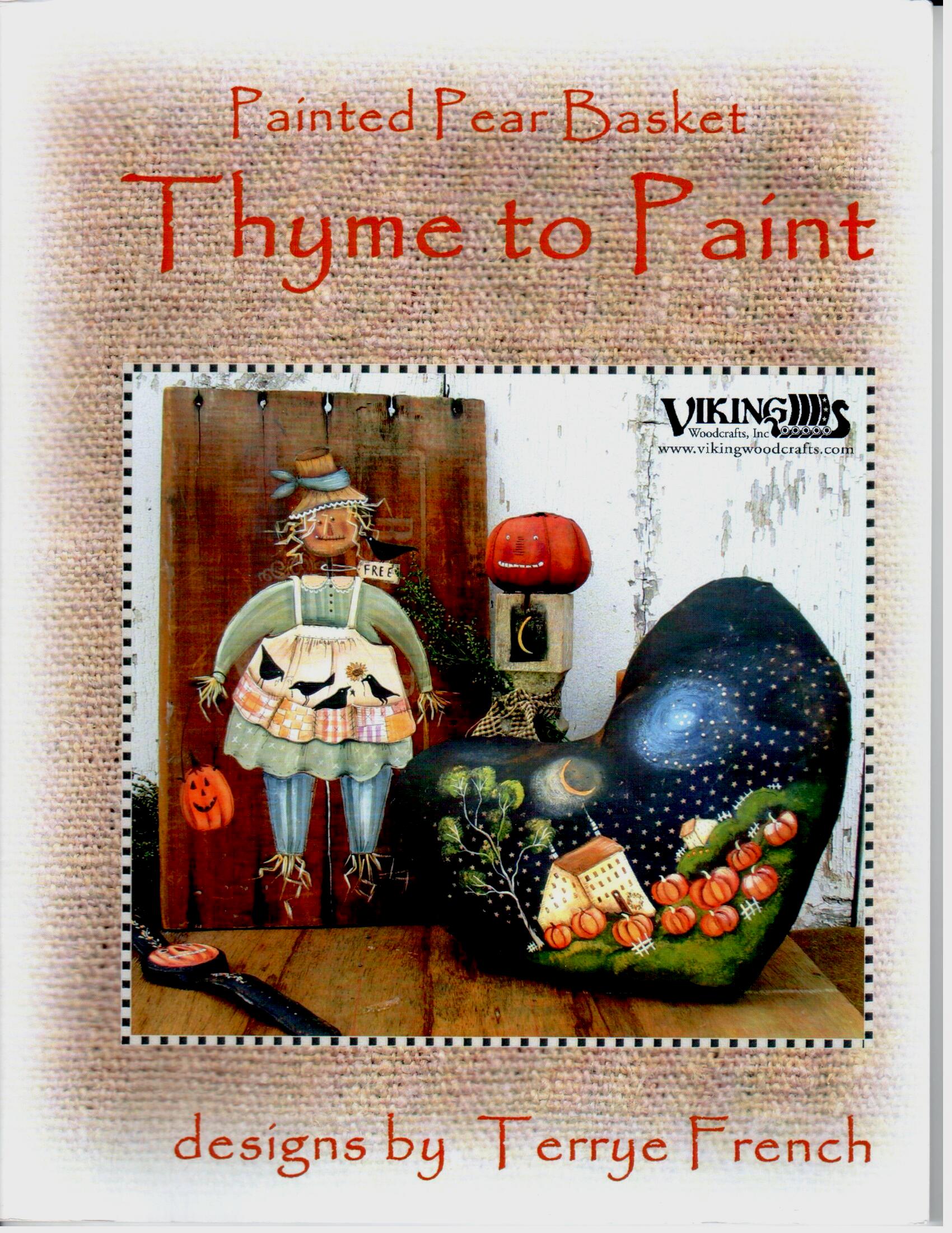 Decorative Painting Bookstore: Thyme to Paint - Terrye French