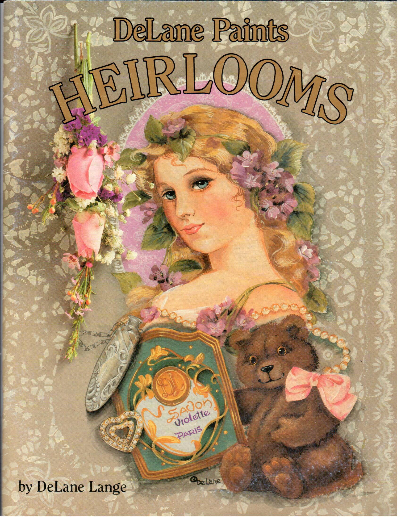 Decorative Painting Bookstore: DeLane Paints Heirlooms - DeLane Lange - OOP