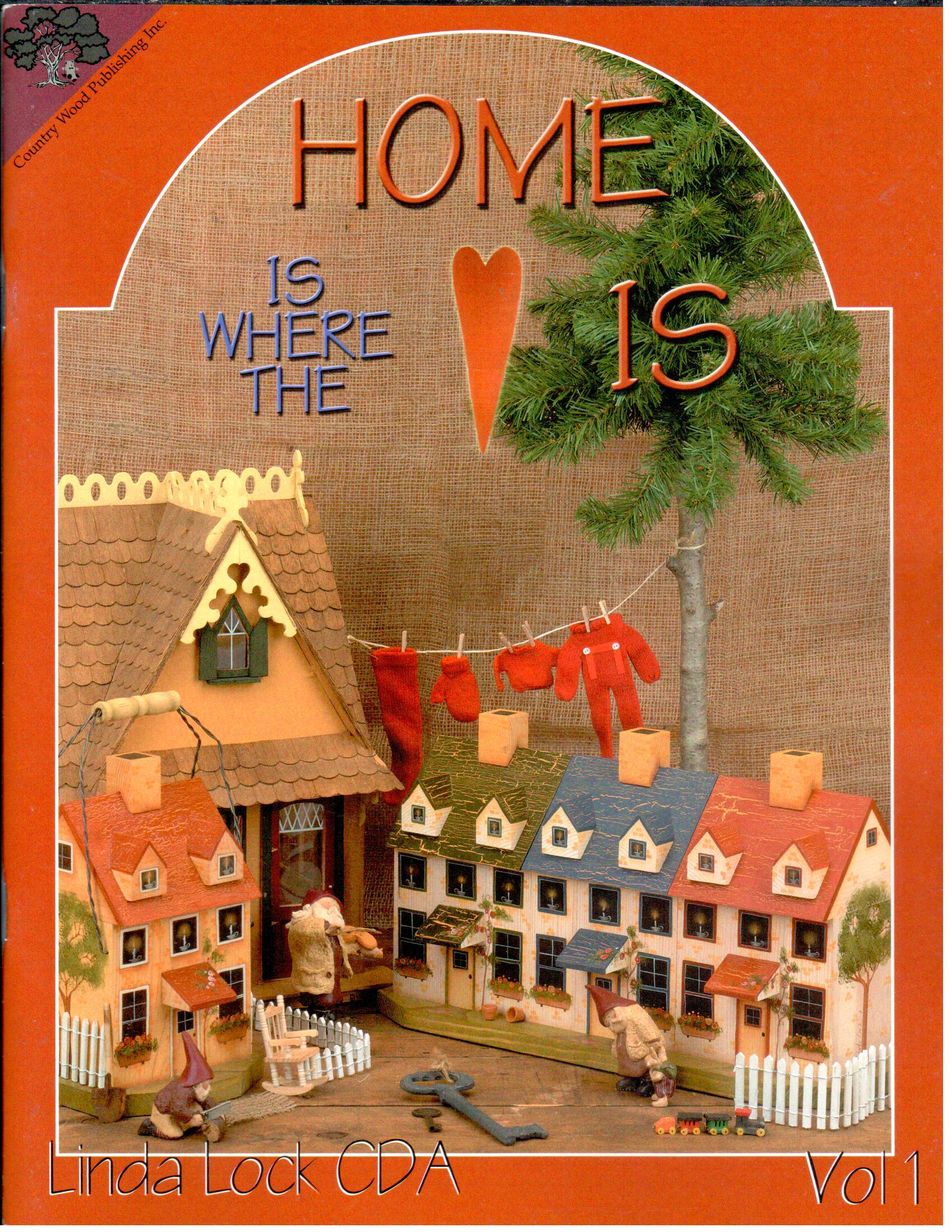Decorative Painting Bookstore: Home is Where the Heart Is - Linda Lock