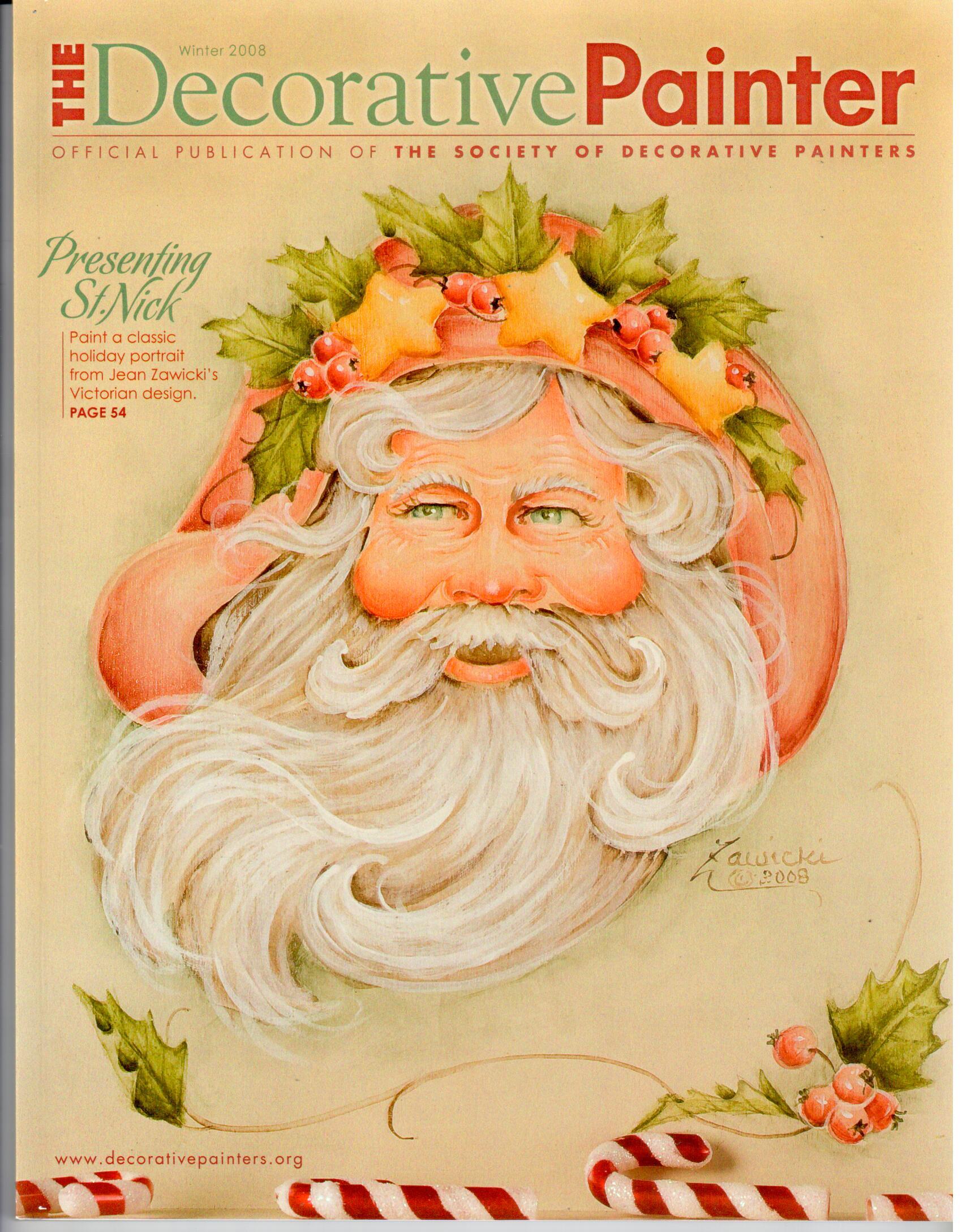 Decorative Painting Bookstore: The Decorative Painter - 2008 Issue 4 Winter