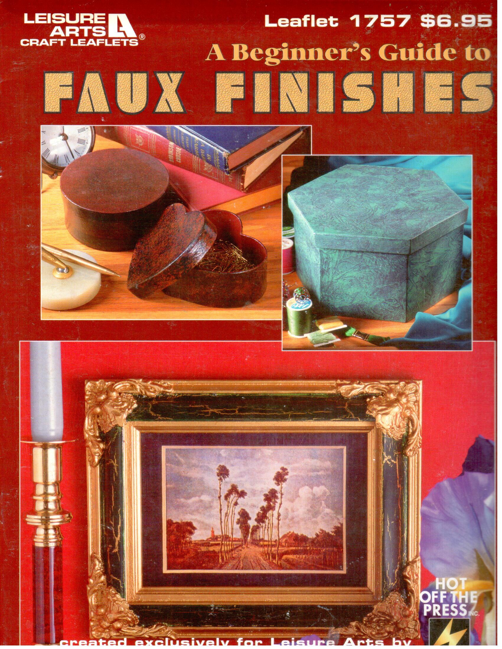 Decorative Painting Bookstore: CLEARANCE: A Beginner's Guide to Faux ...