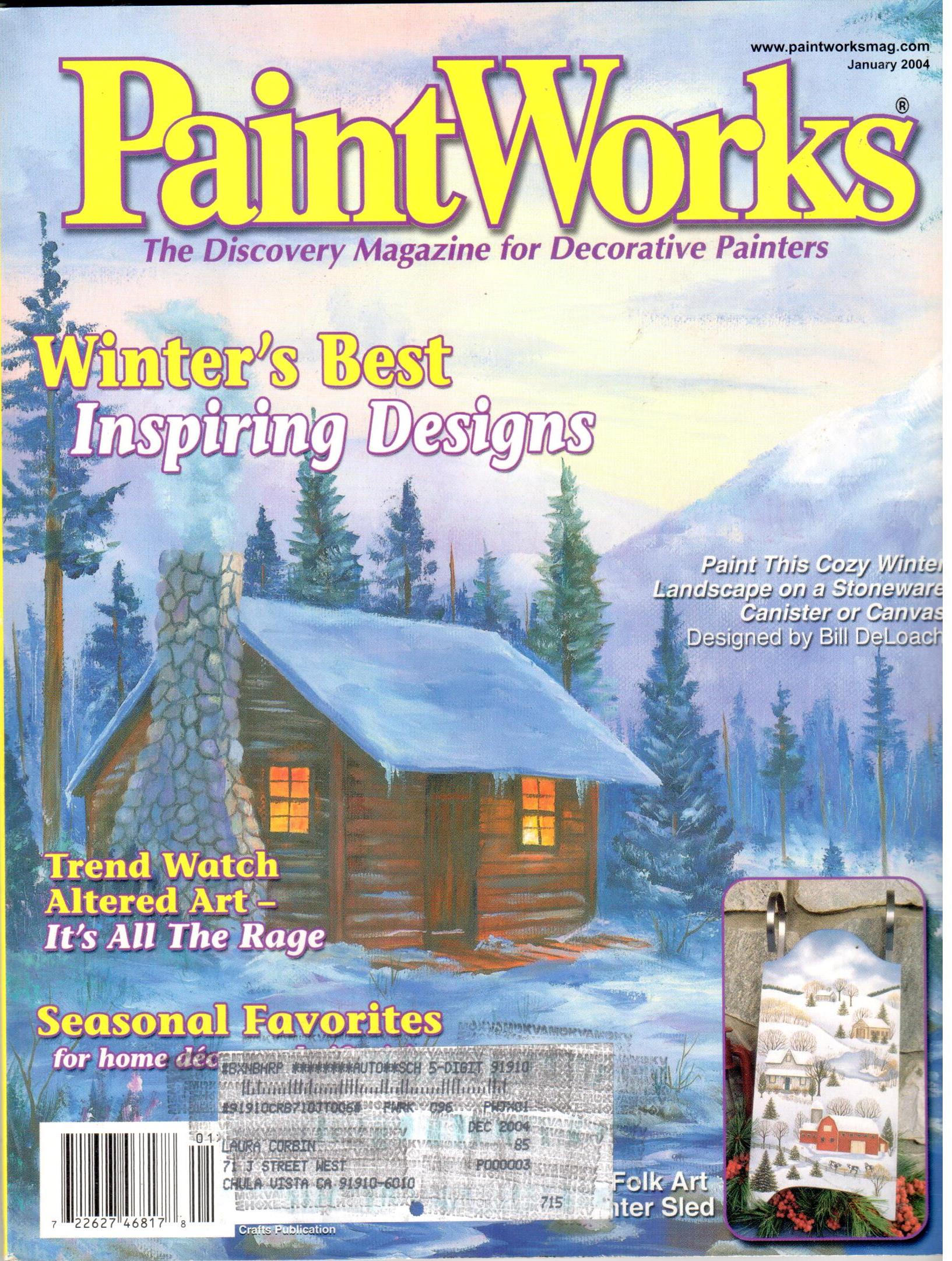 Decorative Painting Bookstore: Paintworks - 2004 January