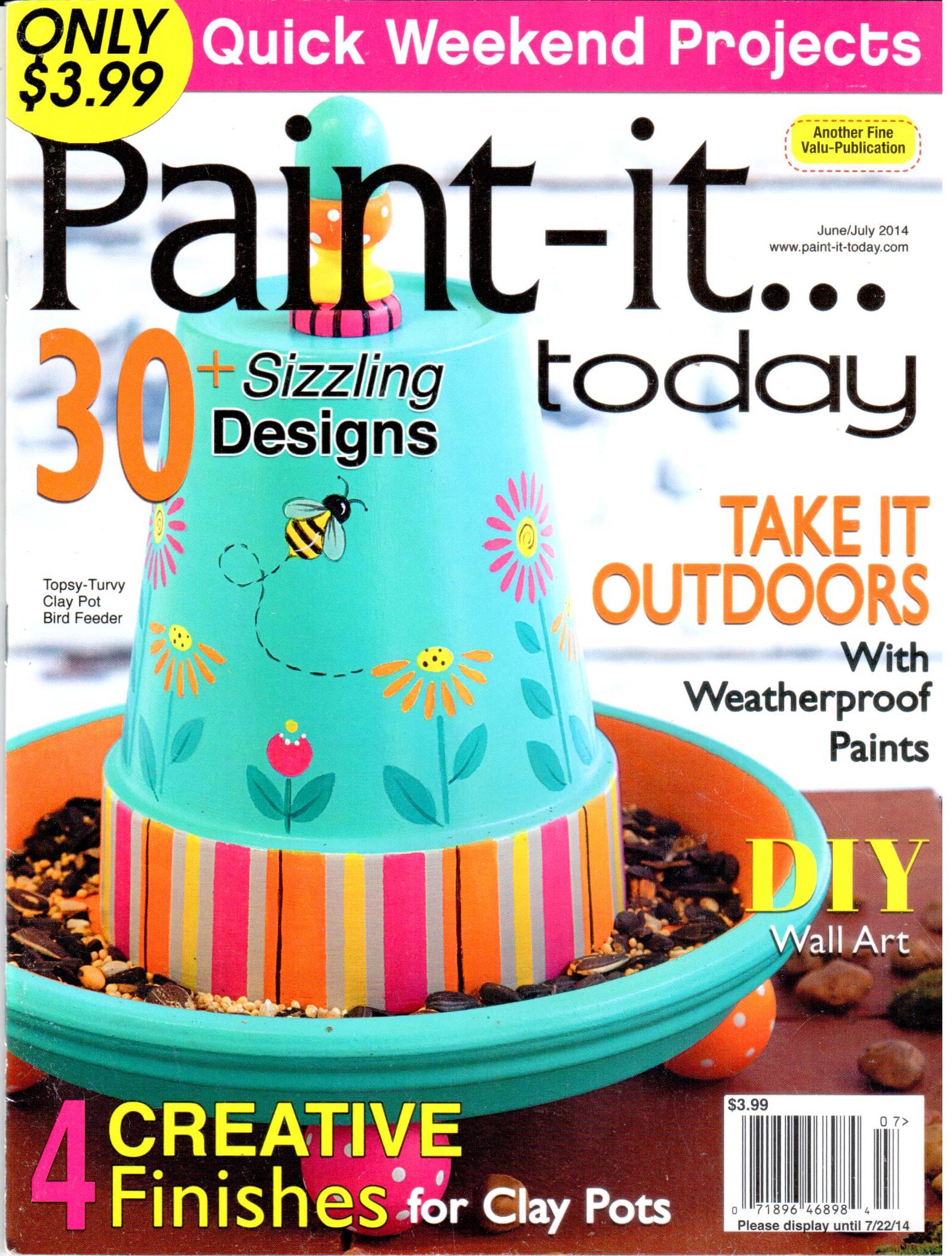 Decorative Painting Bookstore: Paint-It... today - 2014 June/July