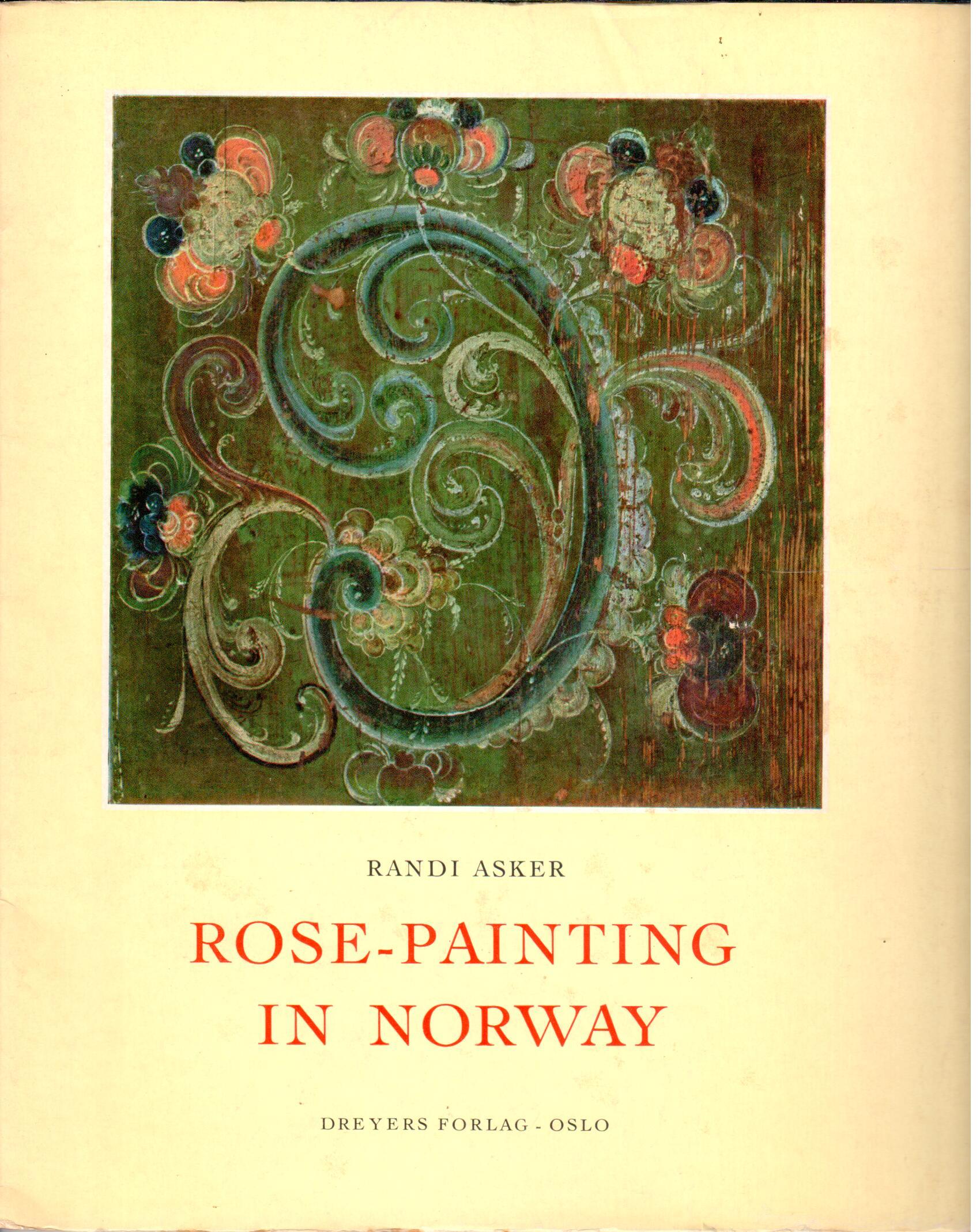 Decorative Painting Bookstore: Rose-Painting in Norway - Randi Asker