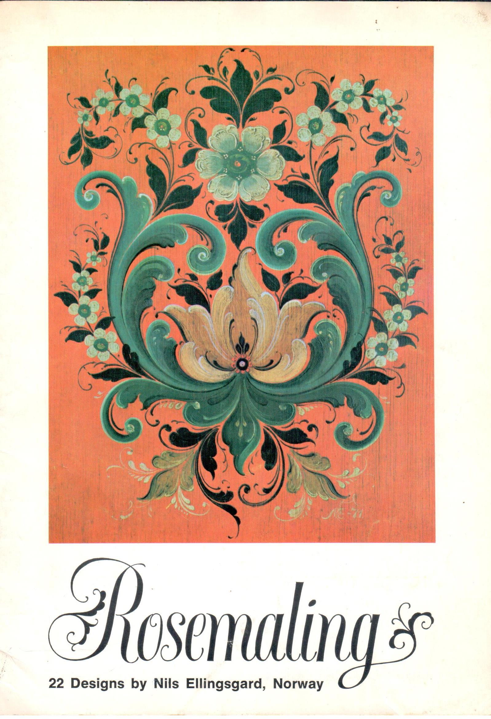 Decorative Painting Bookstore: Rosemaling - 22 Designs - Nils Ellingsgard