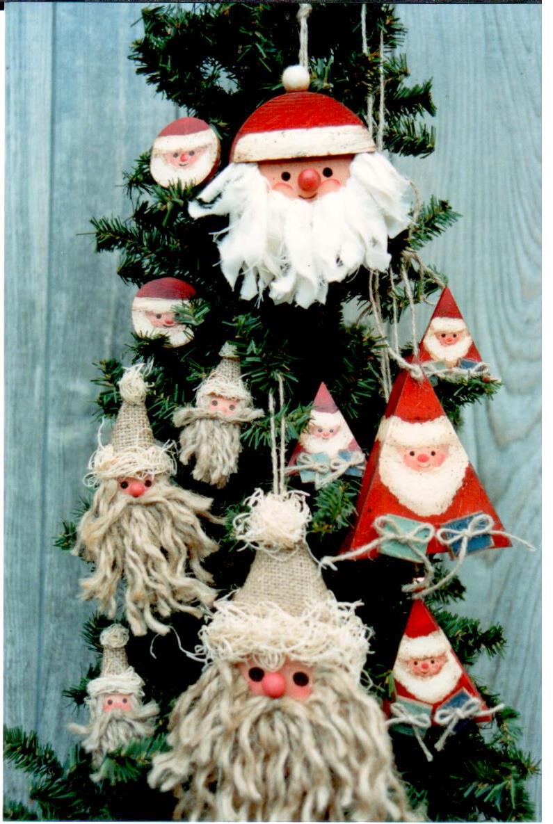 Decorative Painting Bookstore: Santa Faces - Julie White