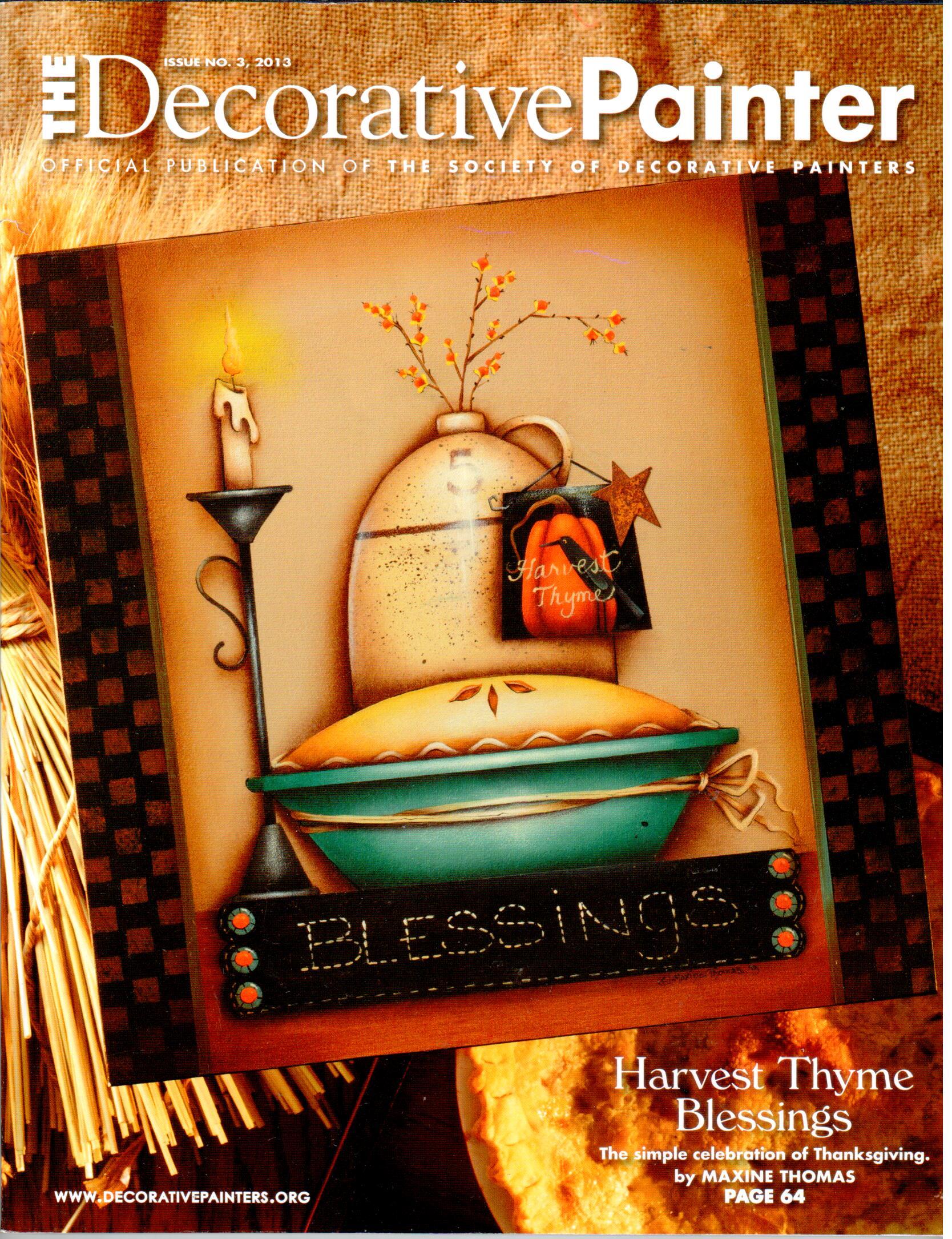 Decorative Painting Bookstore: The Decorative Painter - 2013 Issue 3