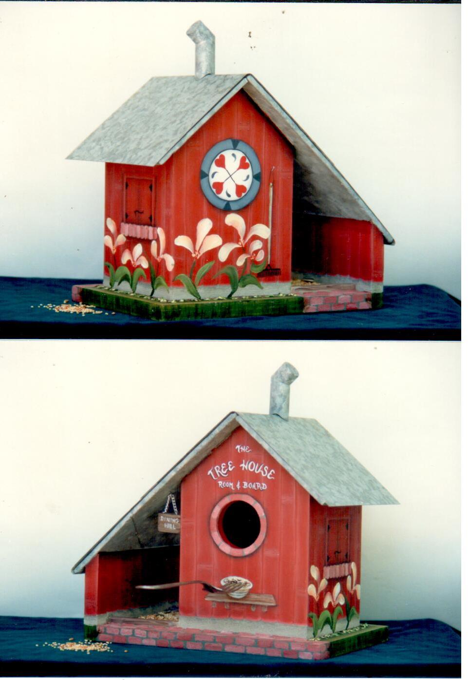 Decorative Painting Bookstore: The Tree House Birdhouse and Feeder ...