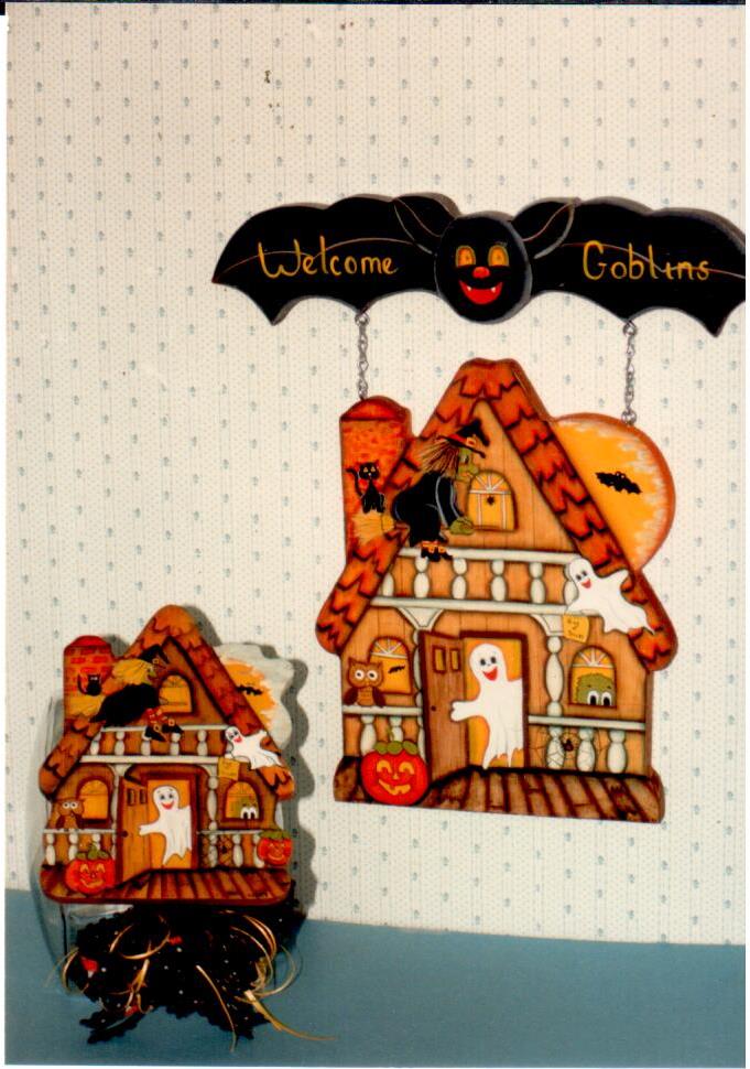 Decorative Painting Bookstore: Welcome Goblins Haunted House - Nancy Farrow