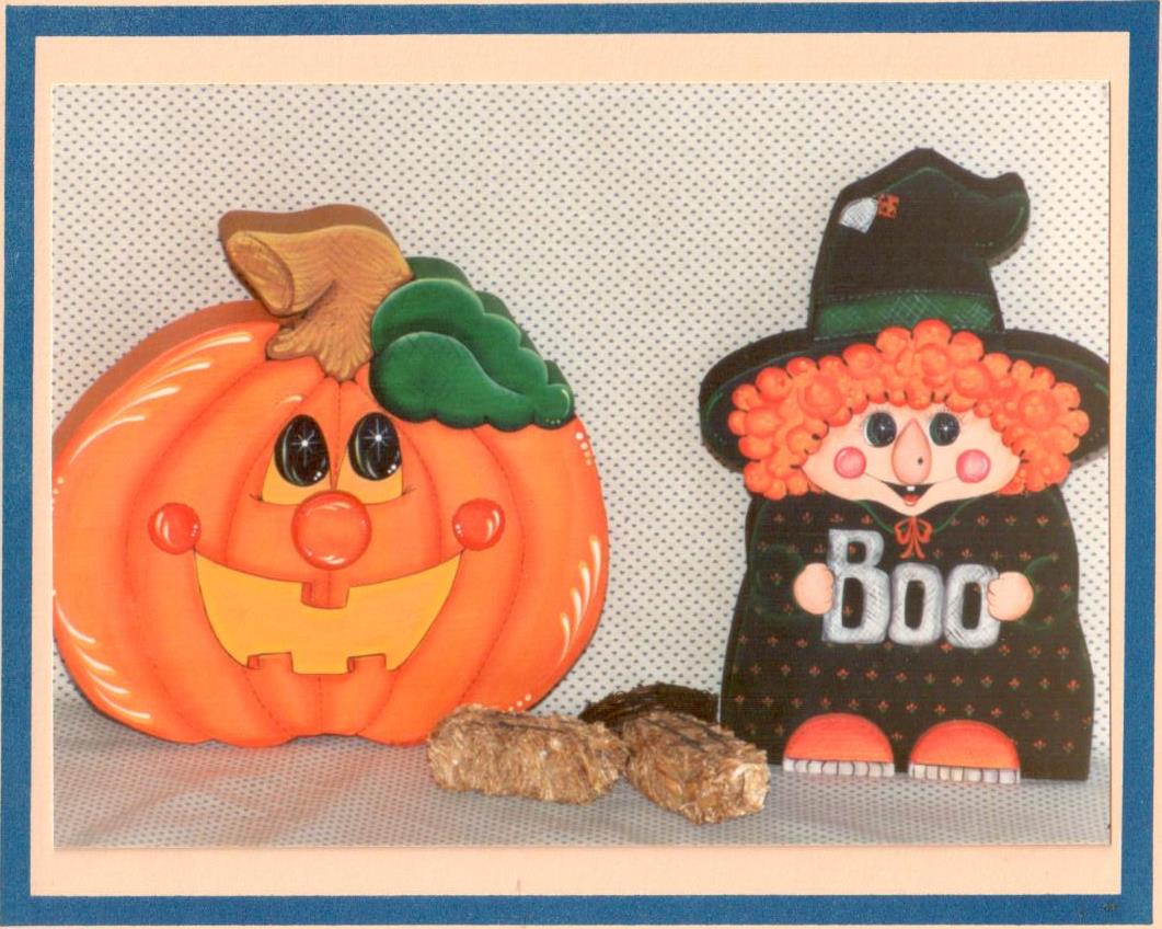 Decorative Painting Bookstore: Witchy Boo and Peter Pumpkin - Gaye Shoell