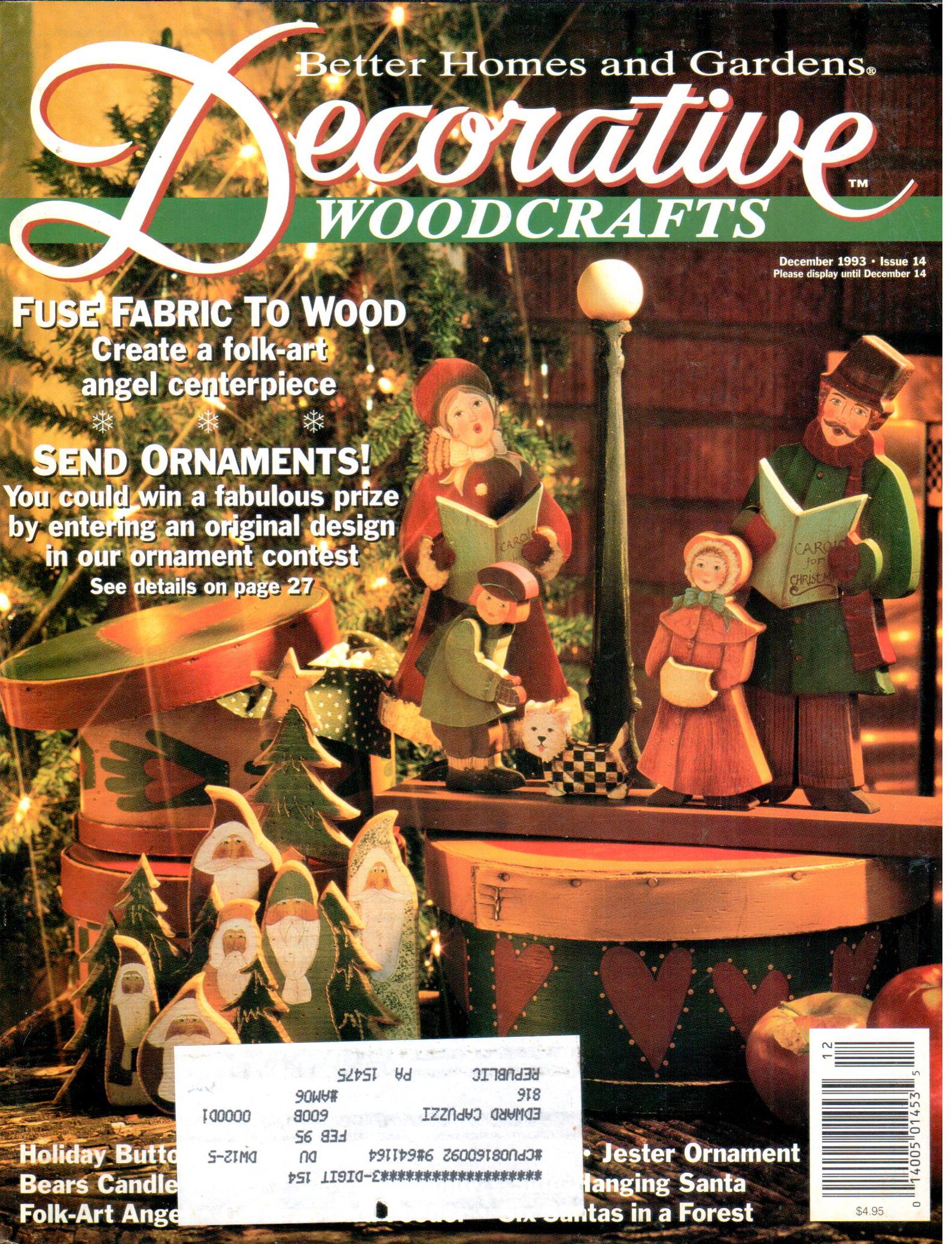 Better Homes and Gardens Decorative Woodcrafts - 1993 December