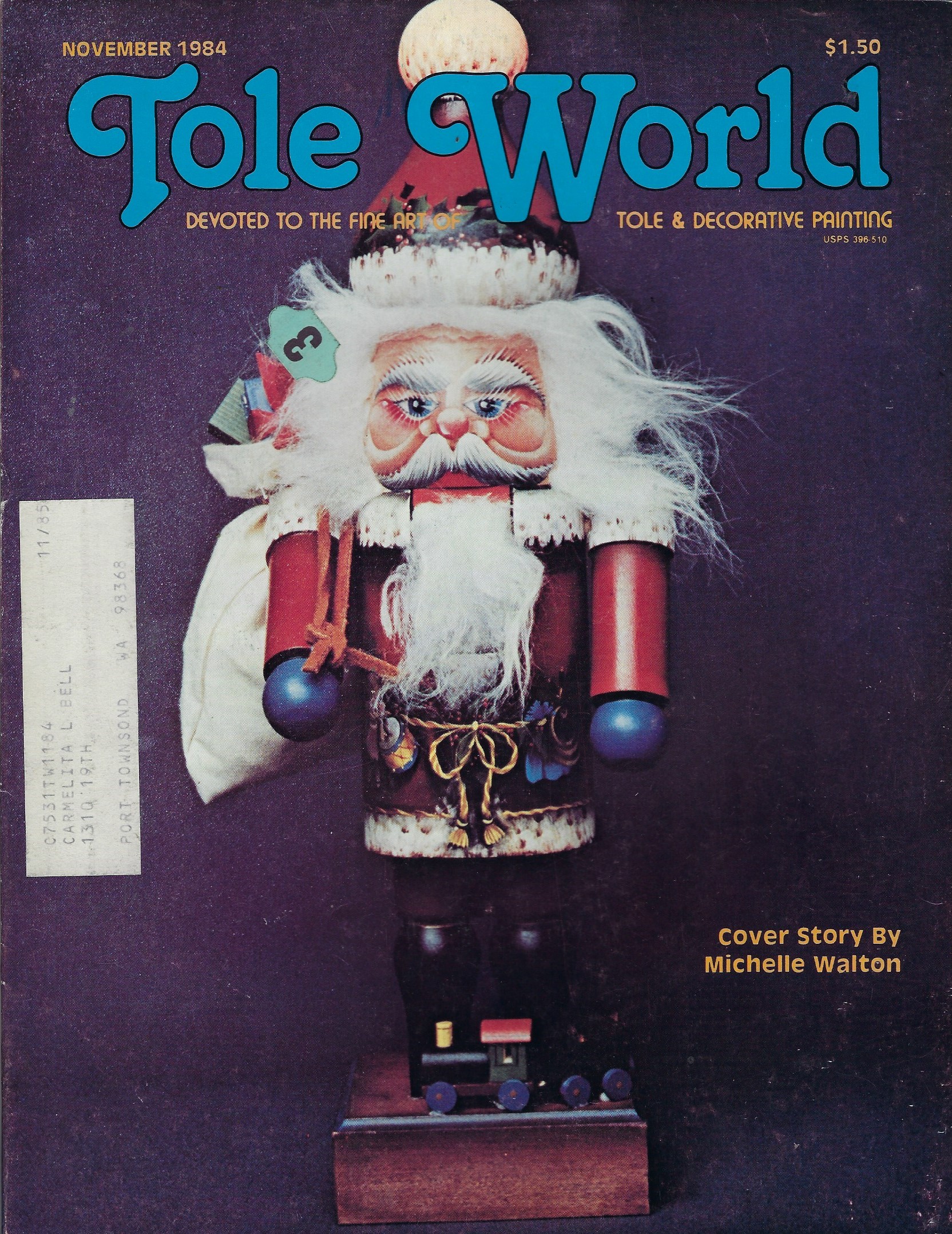 Decorative Painting Bookstore: Tole World - 1984 November