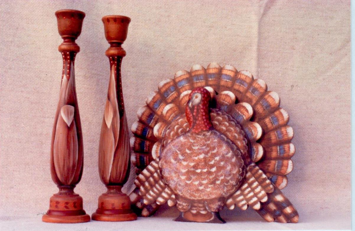 Decorative Painting Bookstore: Thanksgiving Turkey & Indian Corn ...