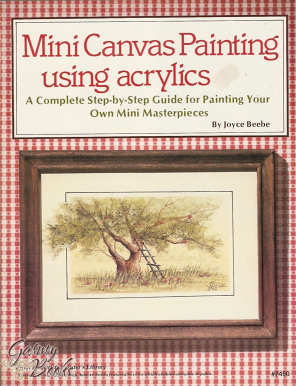 Decorative Painting Bookstore: Mini Canvas Painting using Acrylics ...