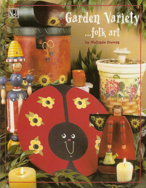 Decorative Painting Bookstore: Garden Variety Folk Art - Melinda Frewin