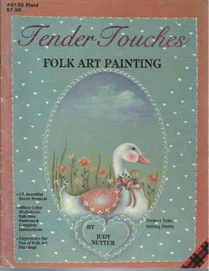 Decorative Painting Bookstore: CLEARANCE:Tender Touches - Judy Nutter