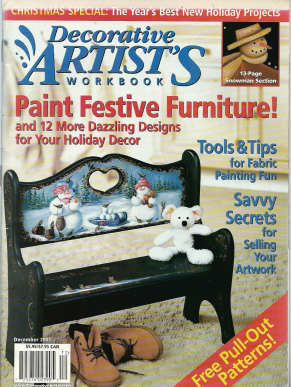 Decorative Painting Bookstore: Decorative Artist's Workbook - 2001 December