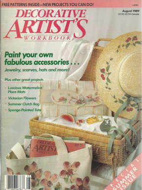 Decorative Painting Bookstore: Decorative Artist's Workbook - 1989 August