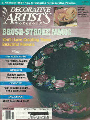 Decorative Painting Bookstore: Decorative Artist's Workbook - 1993 April