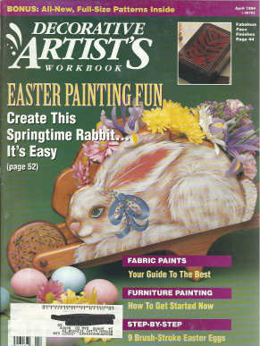 Decorative Painting Bookstore: Decorative Artist's Workbook - 1994 April