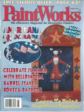 Decorative Painting Bookstore: Paintworks - 1996 August - OOP