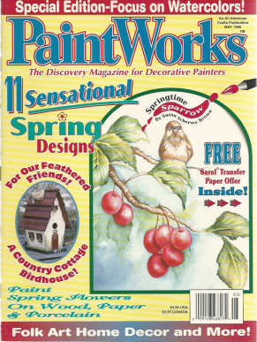 Decorative Painting Bookstore: Paintworks - 1996 May - OOP