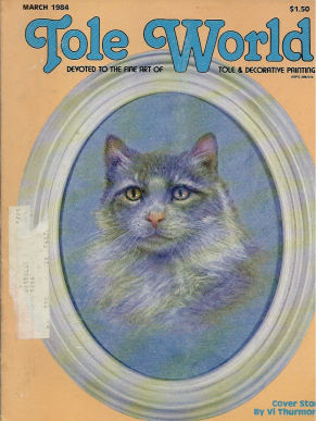 Decorative Painting Bookstore: Tole World - 1984 March