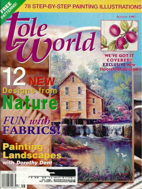 Decorative Painting Bookstore: Tole World - 1997 August