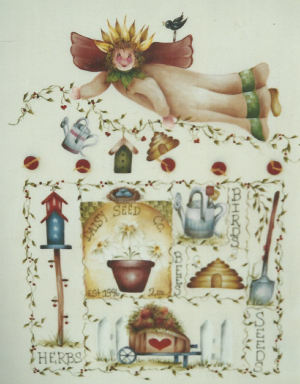 Decorative Painting Bookstore: Garden Angel Sampler - Janice Miller - OOP
