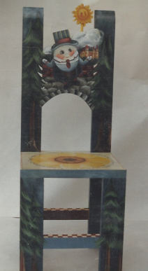 Decorative Painting Bookstore: Humpty Dumpty Chair - Gloria Wyche - OOP