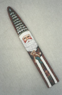 Decorative Painting Bookstore: Quilted Santa Mink Board - Nancy Lee Lenski