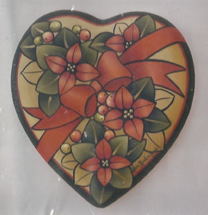 Decorative Painting Bookstore: Christmas Heart Topper - Gail Anderson