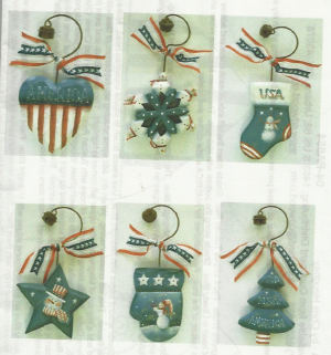 Decorative Painting Bookstore: Patriotic Ornaments - Chris Haughey