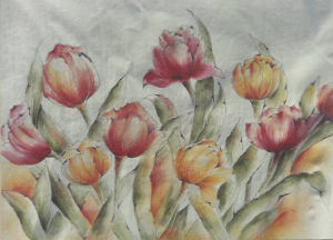 Decorative Painting Bookstore: Field of Tulips - Janice Miller