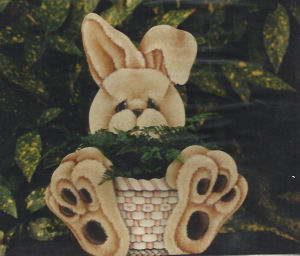Decorative Painting Bookstore: Bunny Basket Planter - Debbie Mitchell