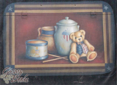 Decorative Painting Bookstore: Americana Carry_All Basket - Debbie Cole