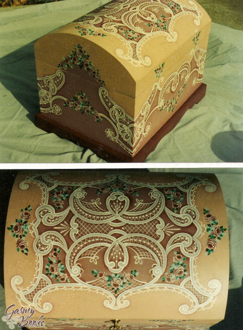 Decorative Painting Bookstore: Battenburg Lace Trunk - Charles Johnson