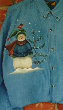 Decorative Painting Bookstore: Snowman Denim - Jan Bowman
