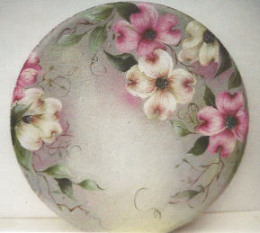 Decorative Painting Bookstore: Dogwood Stepping Stone - Janice Miller