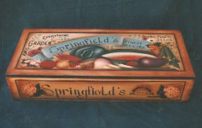Decorative Painting Bookstore: Springfield Seed Box - Judy Morgan