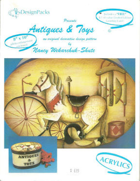 Decorative Painting Bookstore: Antique & Toys - Nancy Wekarchuk-Shute